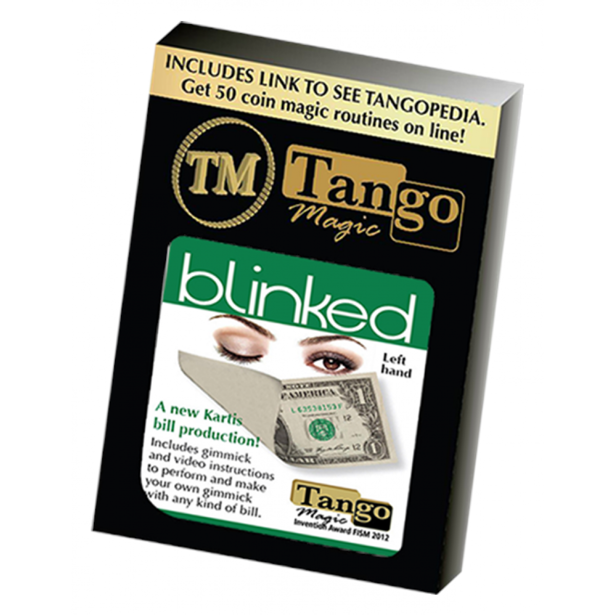 Tango Blinked Left Handed - Visually Change Paper to a Dollar Bill Magic Trick | Martinka Magic