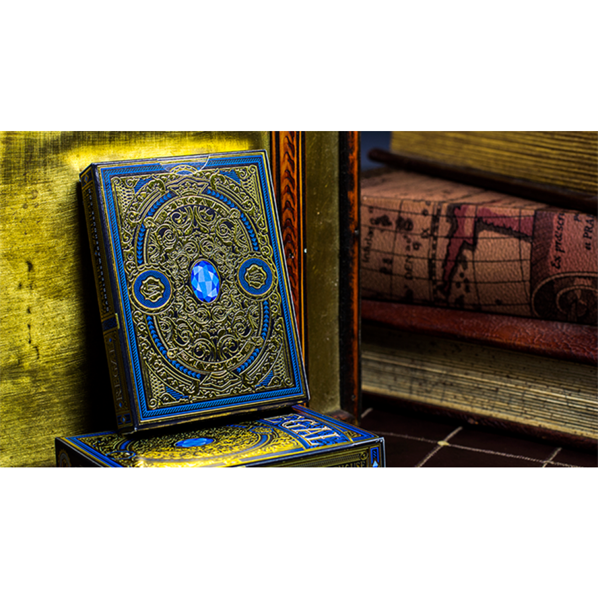 Regal Playing Card Deck (Blue) by Gamblers Warehouse | Martinka Magic