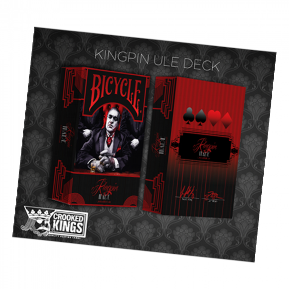 Bicycle Made Kingpin (Ultra Limited Edition) Deck by Crooked Kings ...