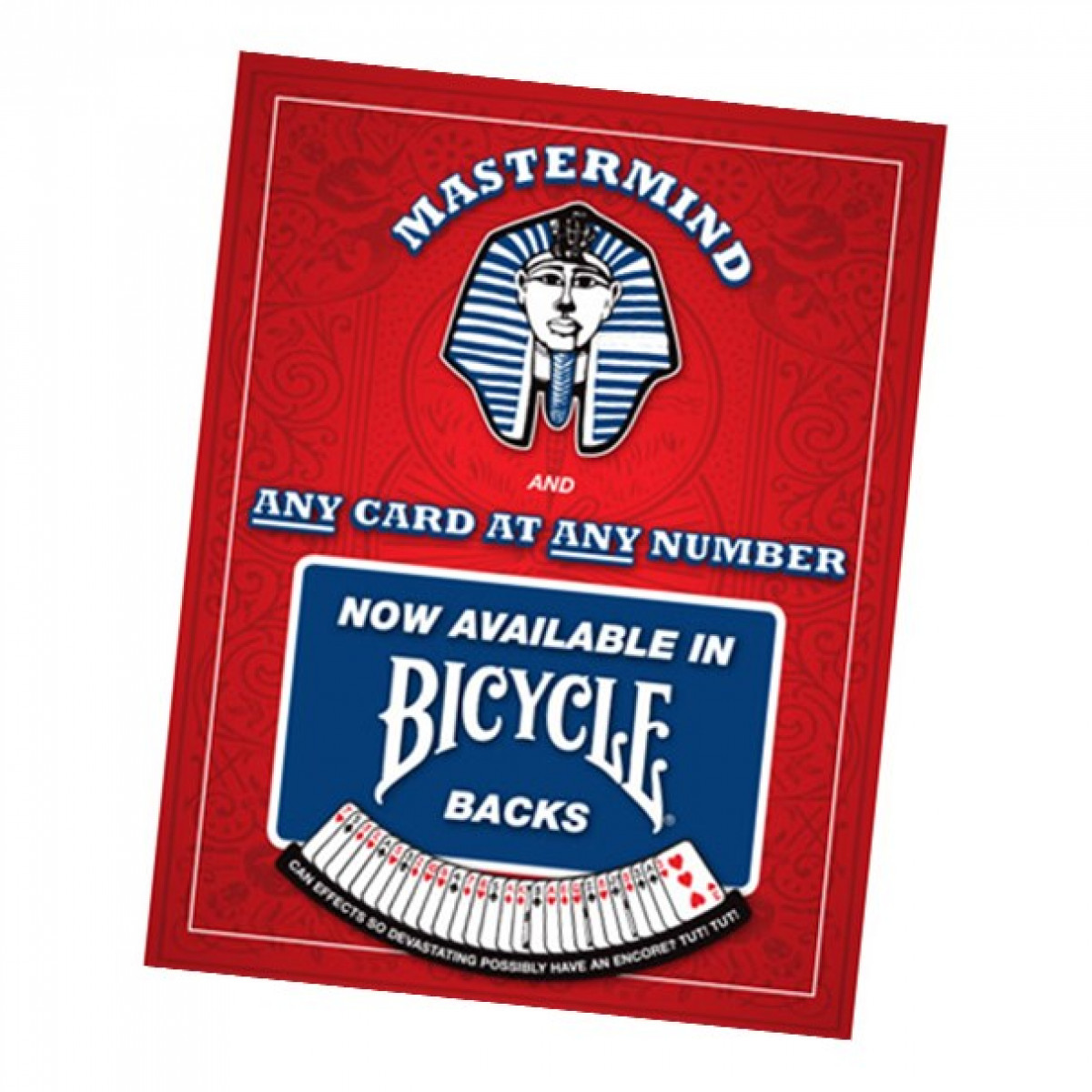 Mastermind Deck - 3 of Hearts - Red Bicycle Magic Trick Mentalism ...