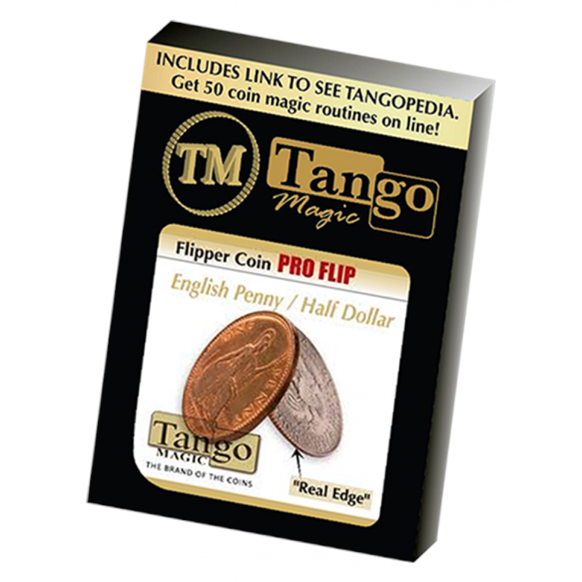 Flipper coin Pro Flip English Penny (D0102) by Tango - Trick | Martinka ...