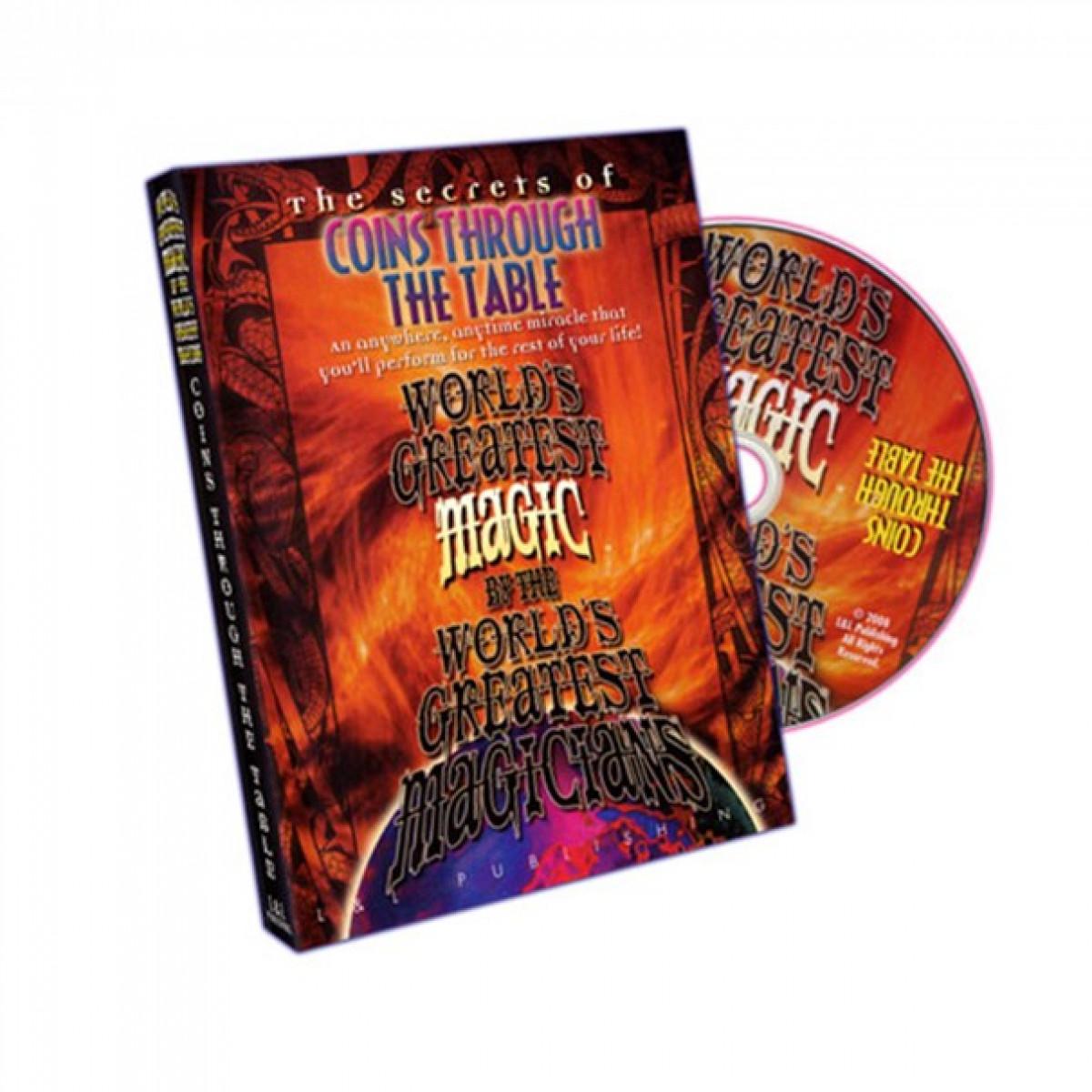 Coins Through Table (World's Greatest Magic) - DVD | Martinka Magic