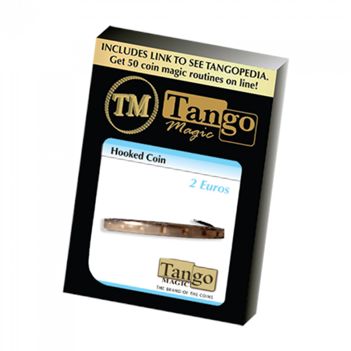 Hooked 2 Euro Magic Coin - Coin Gimmick for Magic Tricks - Amazing ...