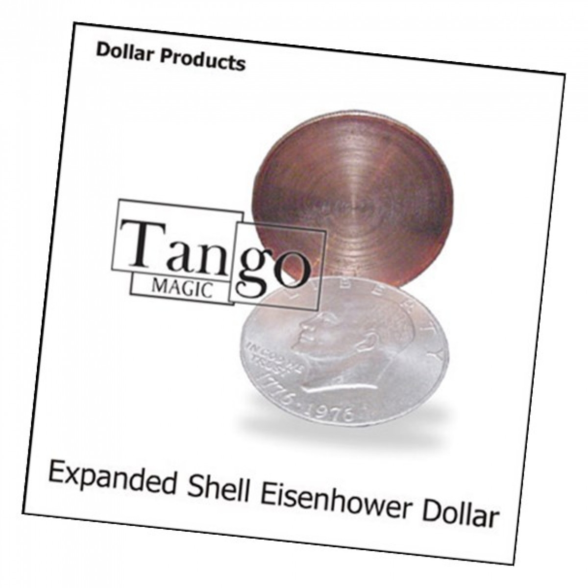Expanded Eisenhower Dollar Shell - Coin Magic Tricks - Precision From ...
