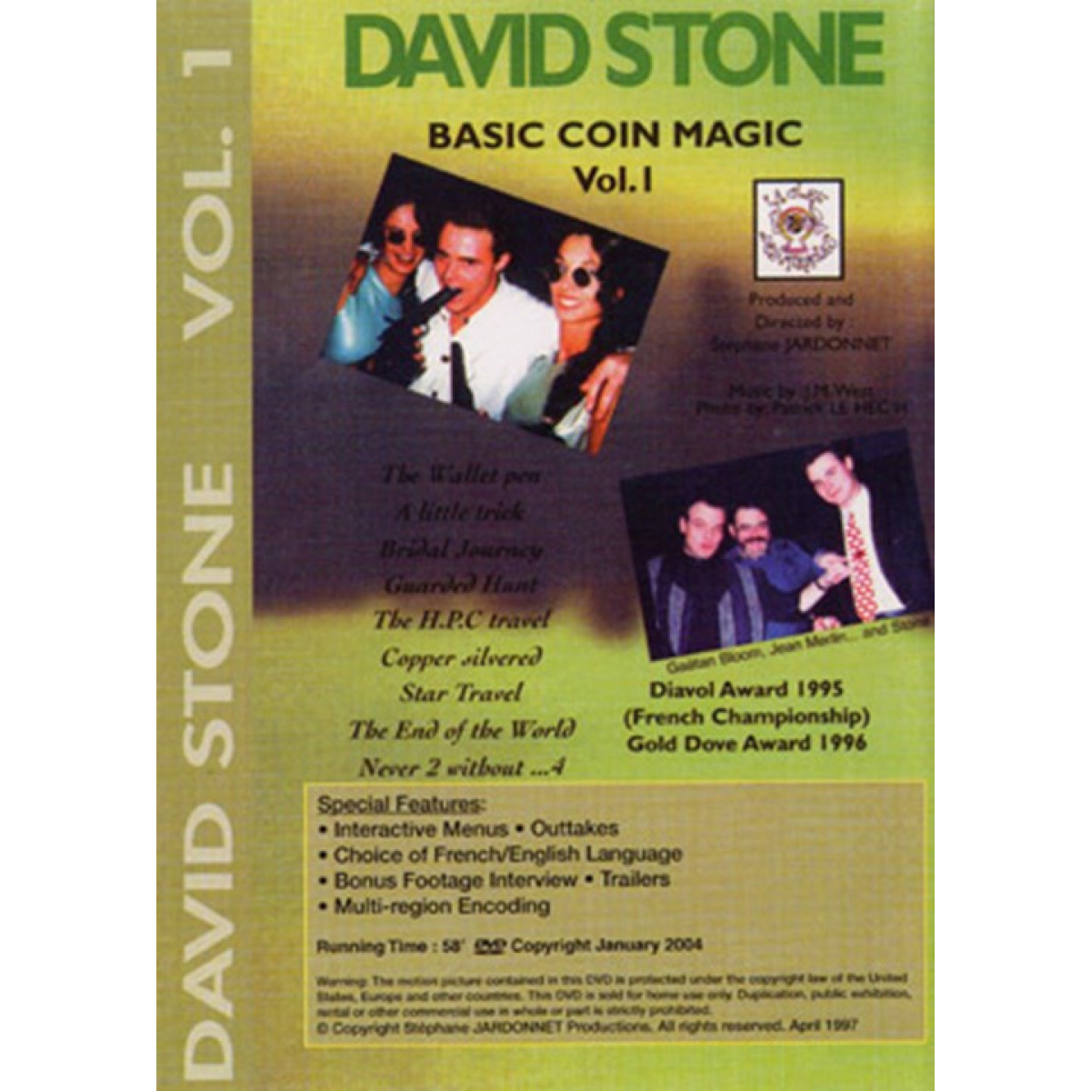 Basic Coin Magic - Vol.1 by David Stone - DVD | Martinka Magic