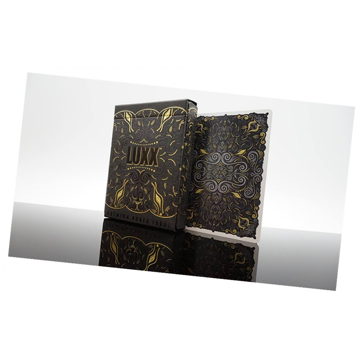 LUXX Playing Cards: Shadow Edition Gold, Second Edition | Martinka Magic
