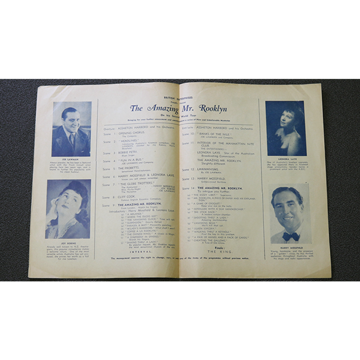 Mr. Rooklyn Magician Souvenir Book | Martinka Magic