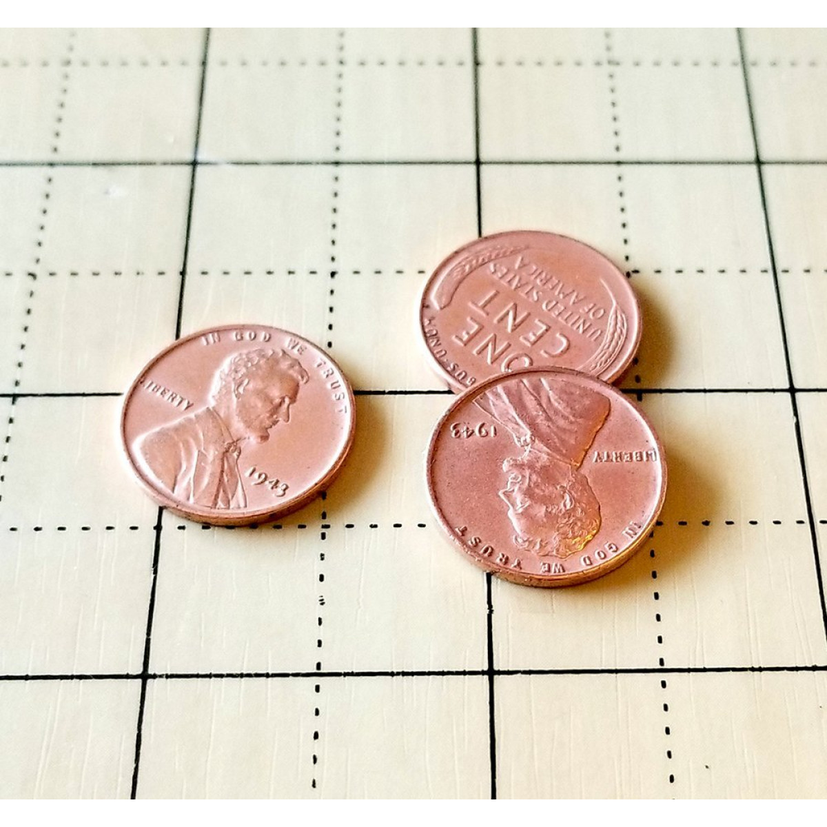 Steel Core Copper 1943 Pennies | Martinka Magic