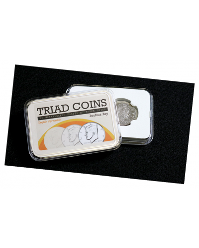 Triad Coins (UK Gimmick and Online Video Instructions) by Joshua Jay ...