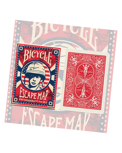 Bicycle Escape Map Playing Card Deck by USPCC | Martinka Magic